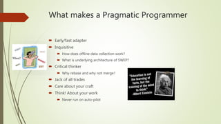 Pragmatic programmer | PPT