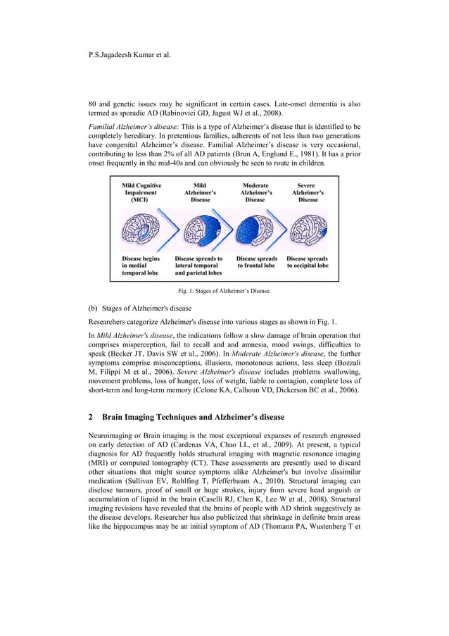 Pragmatic Realities on Brain Imaging Techniques and Image Fusion for Alzheimer’s Disease | PDF ...