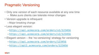 Pragmatic REST: recent trends in API design | PPT