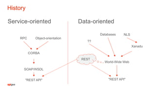Pragmatic REST: recent trends in API design | PPT