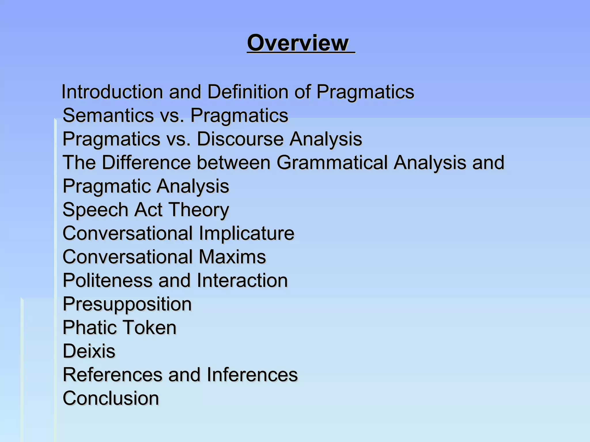 Pragmatics | PPT