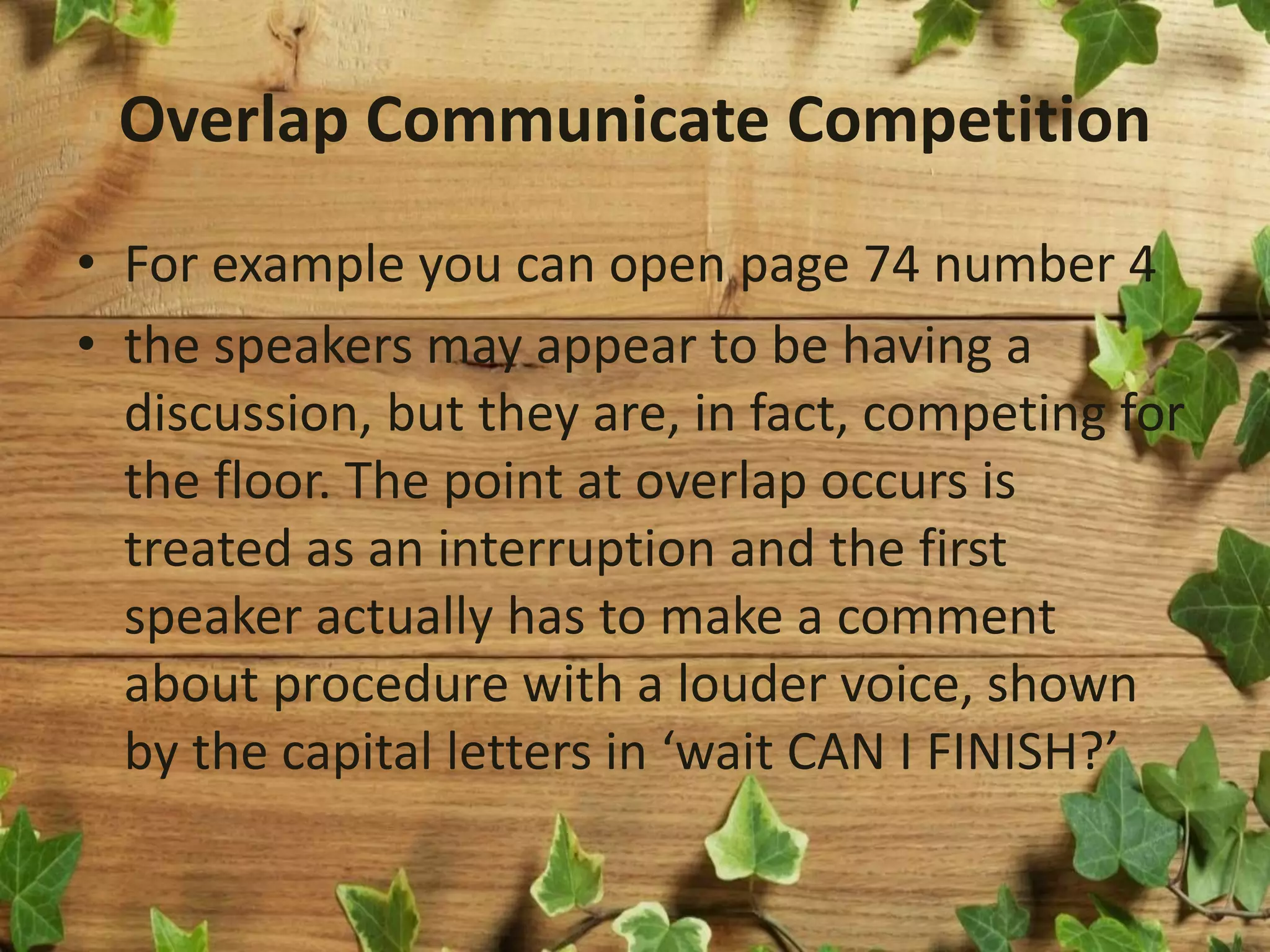 Pragmatics: Conversation and Preference Structure | PPTX