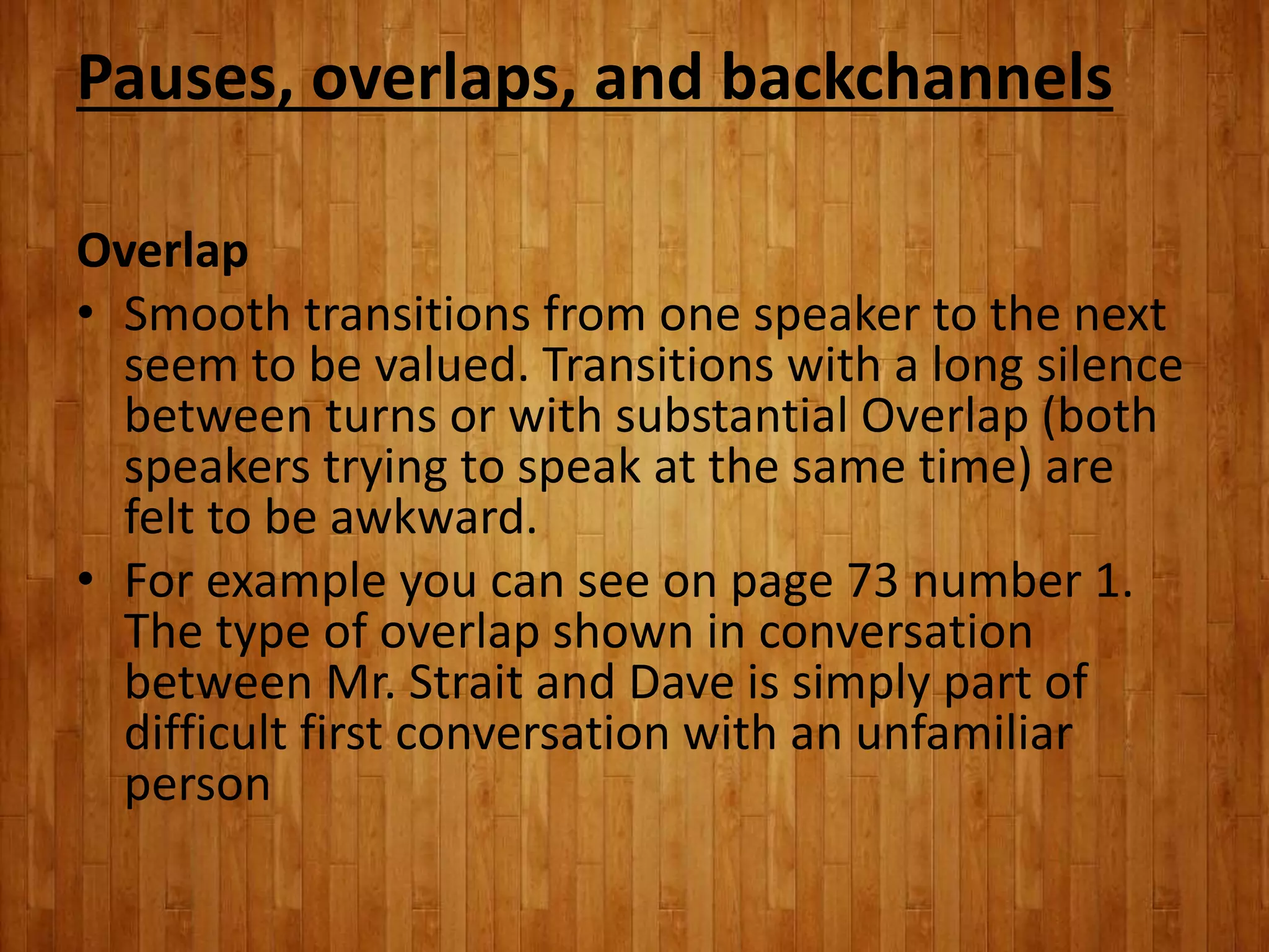 Pragmatics: Conversation and Preference Structure | PPTX