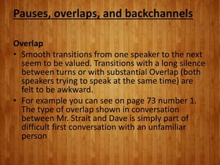 Pragmatics: Conversation and Preference Structure | PPTX