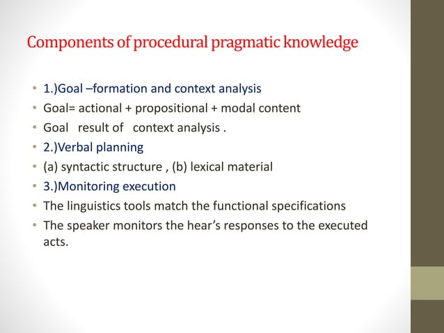 Pragmatics | PPTX | Education