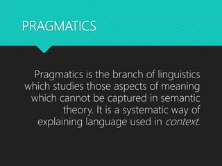 Pragmatics | PPT