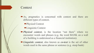 Pragmatics | PPT