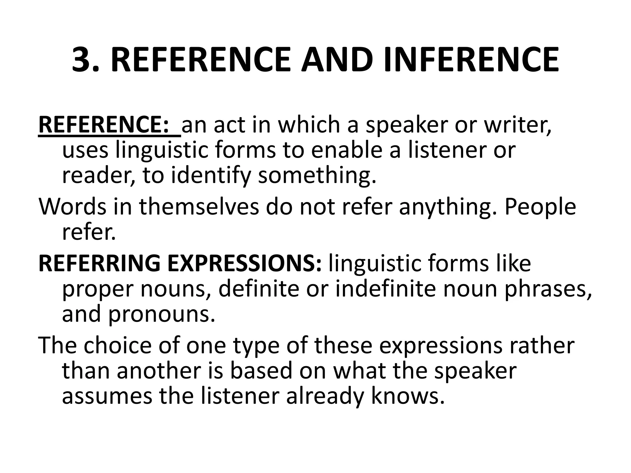 Pragmatics - George Yule | PPTX