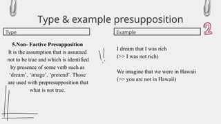 PRAGMATICS_ Presupposition PPT From English Students.pptx
