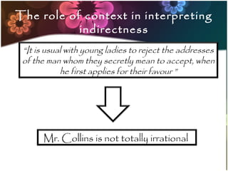 Pragmatics and indirectness | PPT