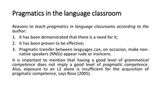 Pragmatics_and_English language teaching | PPT