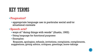 Pragmatics & Culture in CALL | PPT