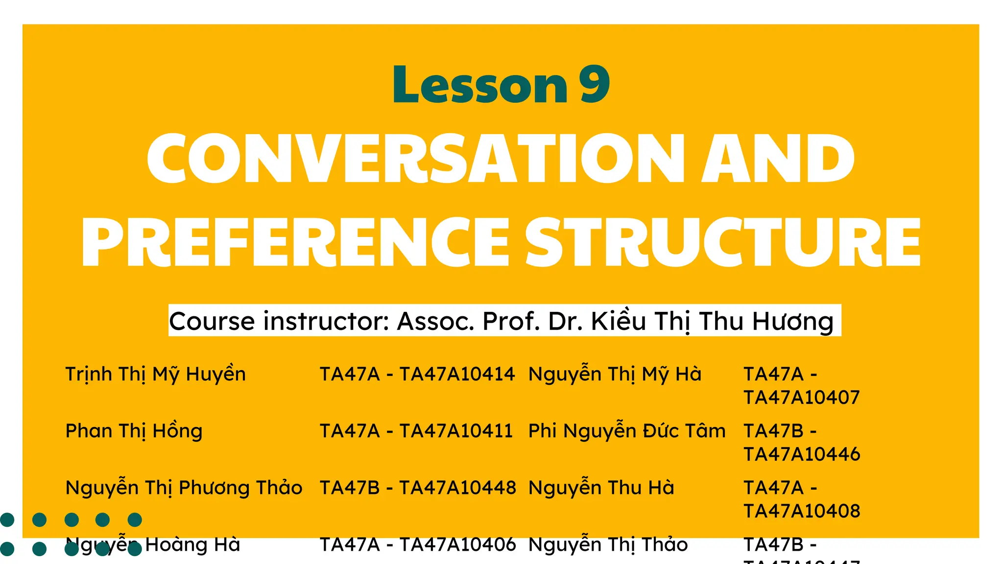 Conversation and preference structure-Diplomatic Academy of Vietnam.pptx