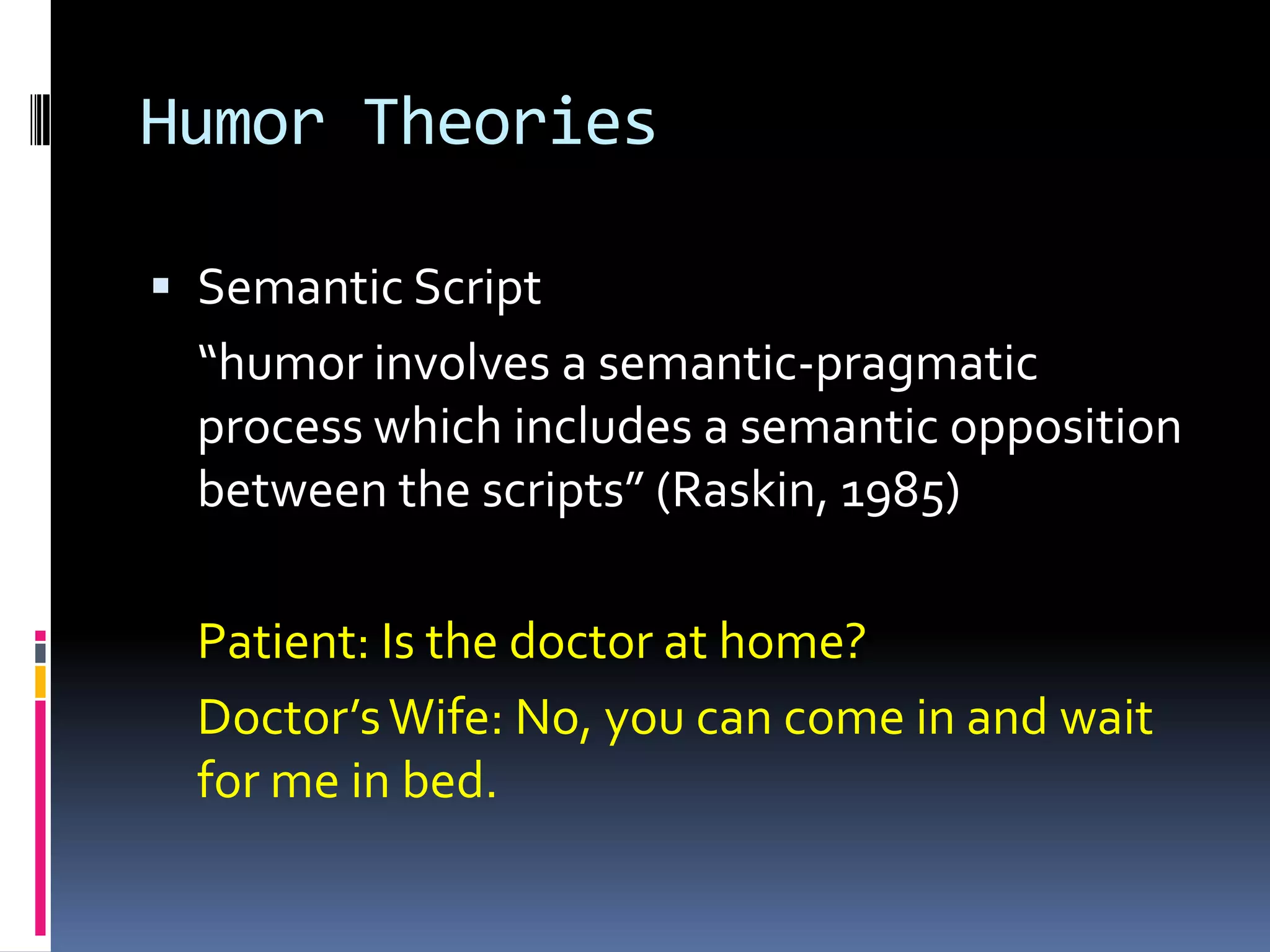 Pragmatics and Humors: Impoliteness | PPTX