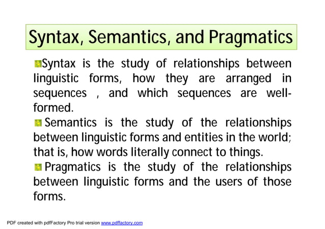 Pragmatics II by Dr. Shadia | PDF