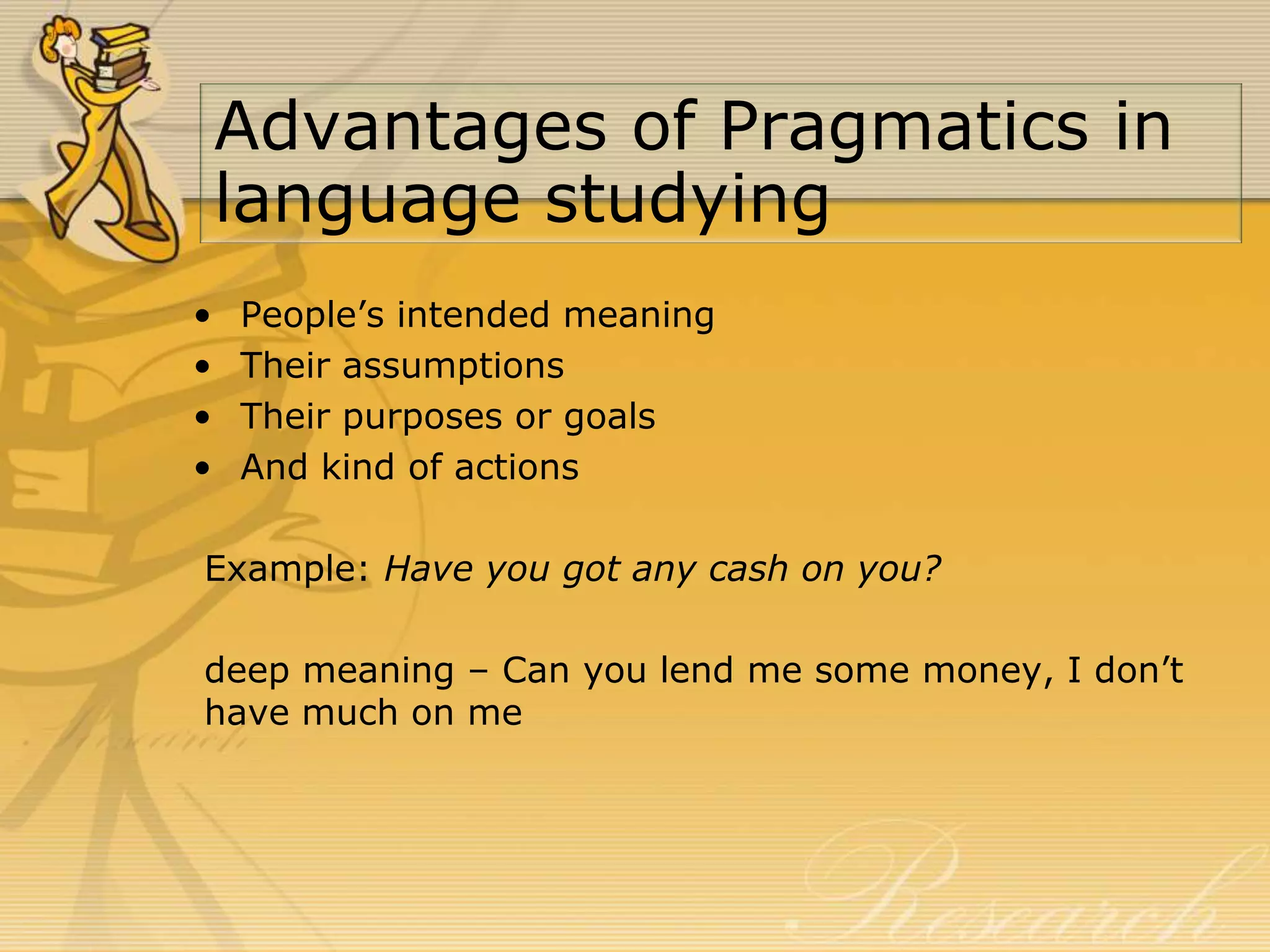 Pragmatics presentation | PPTX
