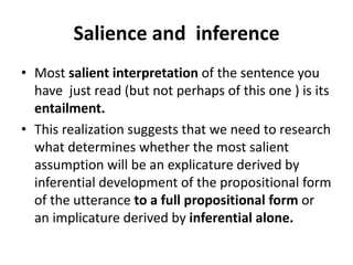Pragmatics presentation chapter five from the book of peter grundy ...