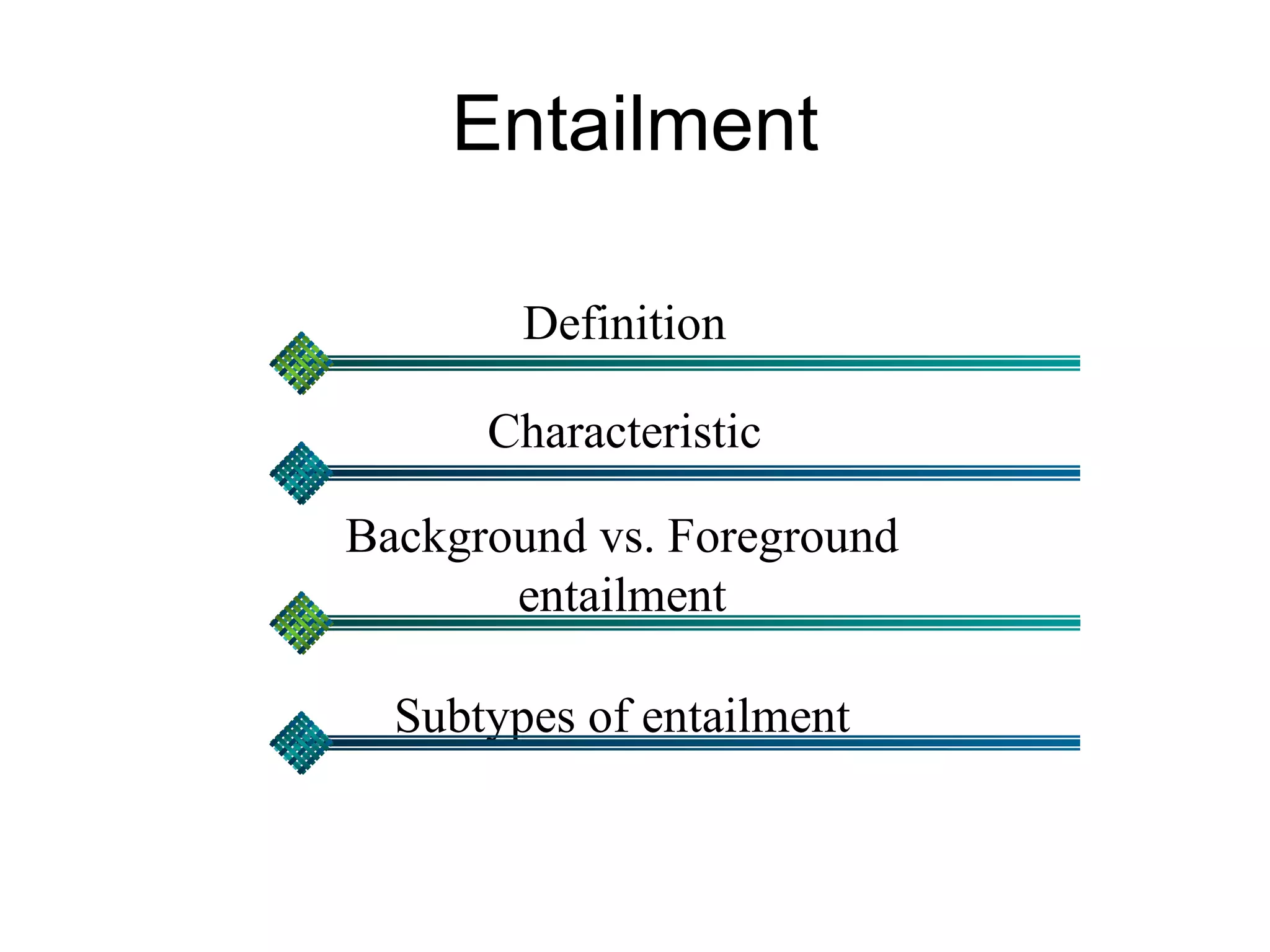 Pragmatics presupposition and entailnment | PPT