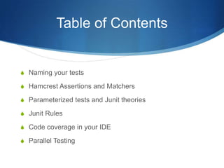 Pragmatic unittestingwithj unit | PPTX