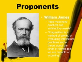 Philosophical Foundation of Education: Pragmatism | PPTX