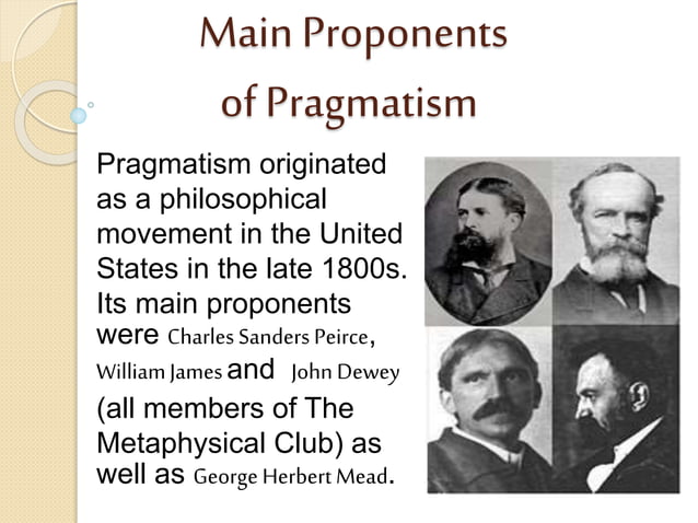 Pragmatism | PPTX | Education