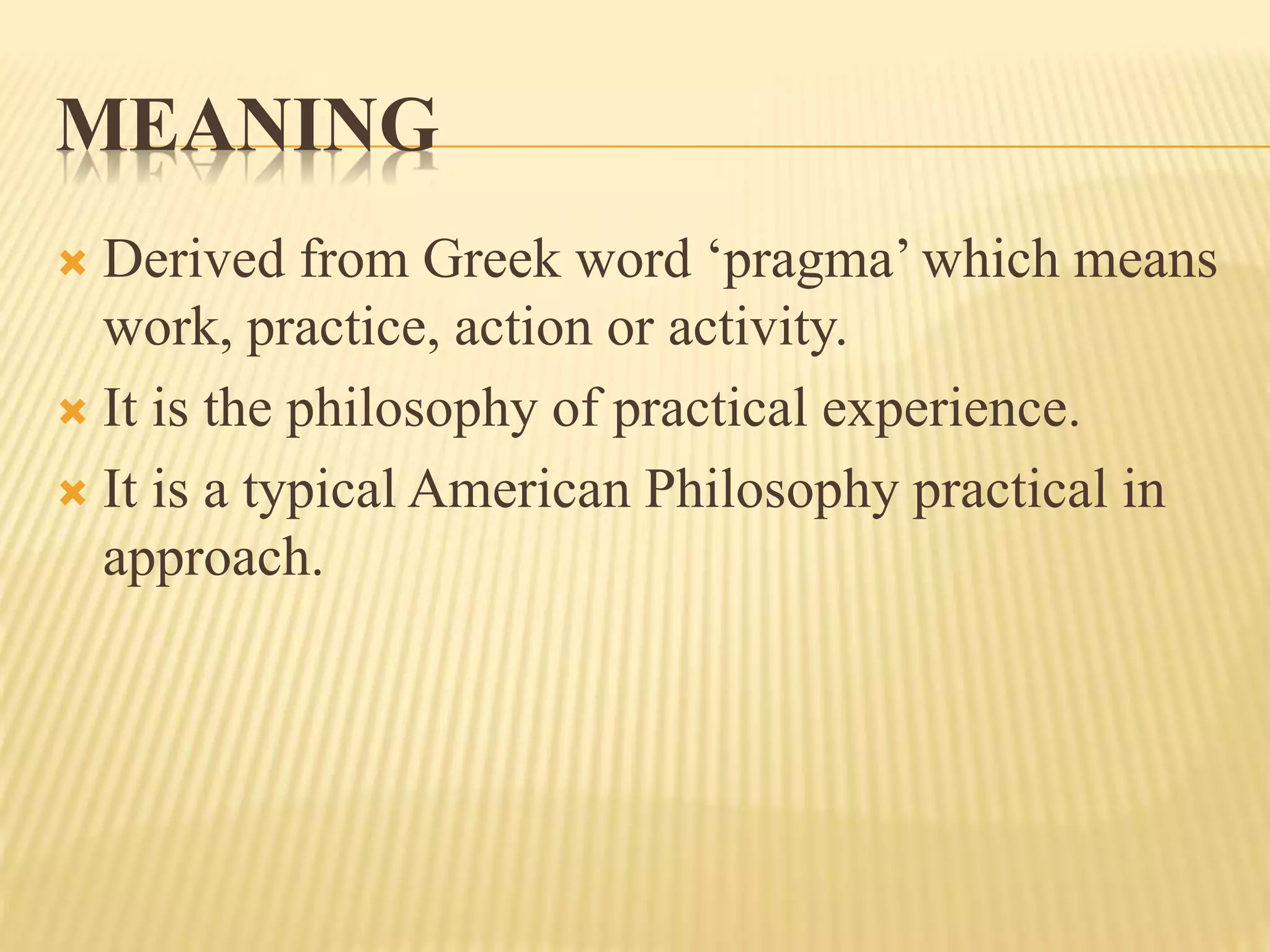 PRAGMATISM | PPTX