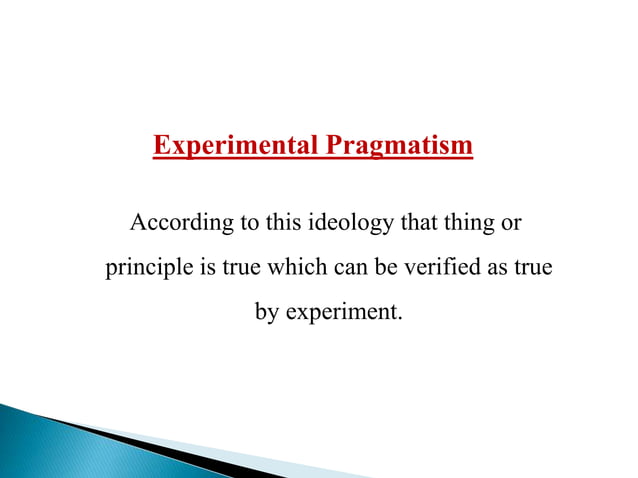 Pragmatism | PPTX