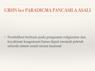 GBHN: Pragmatisme Evolutif atau Idealisme Pancasila? | PDF