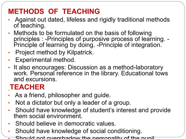 Pragmatism in education | PPTX
