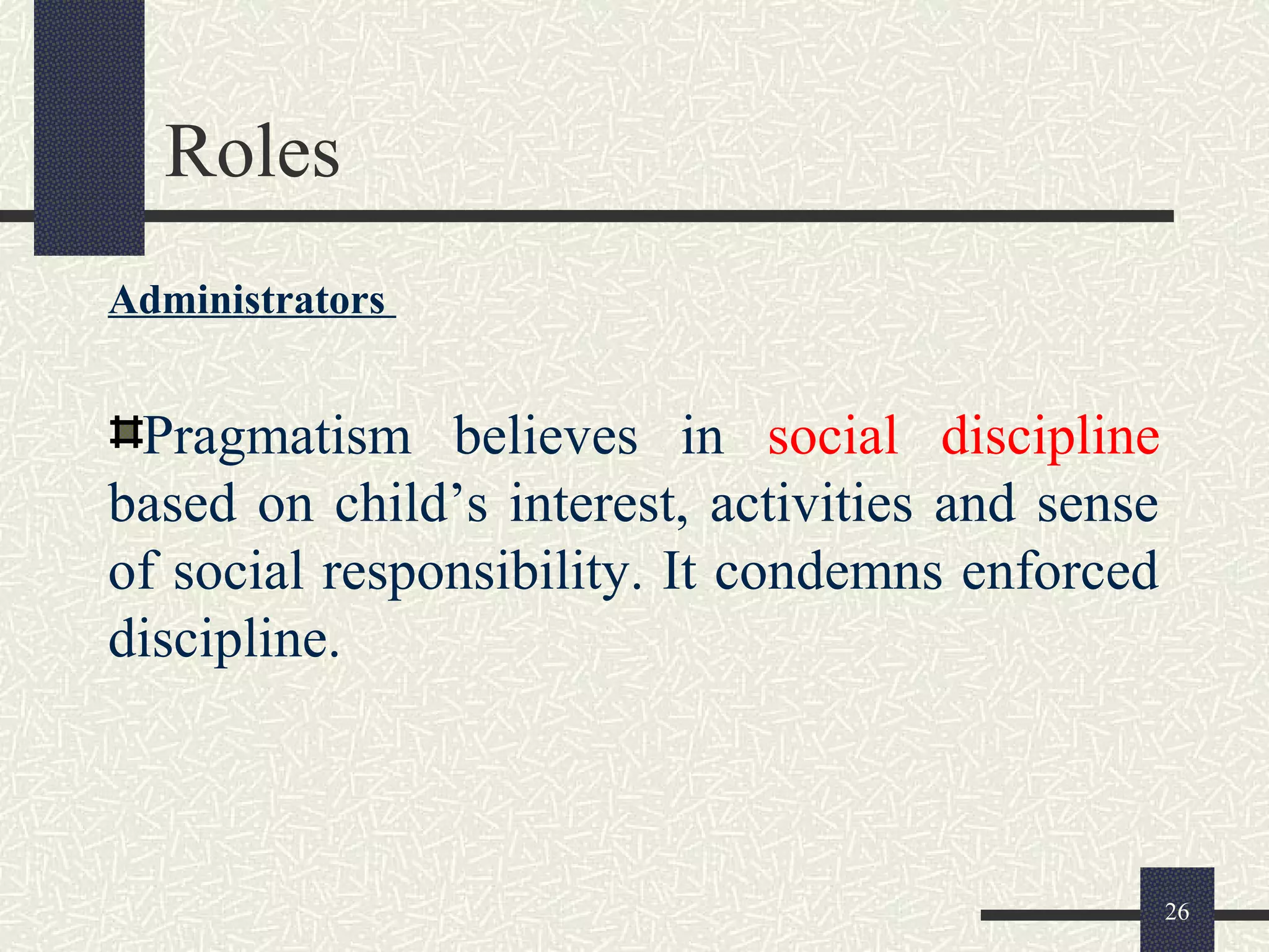 Pragmatism in Education | PPT