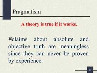 Pragmatism in Education | PPT
