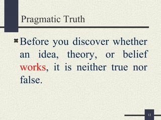 Pragmatism in Education | PPT