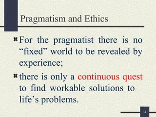 Pragmatism in Education | PPT