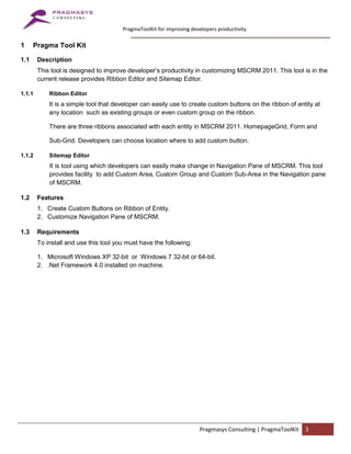 Pragma Toolkit User Manual | PDF