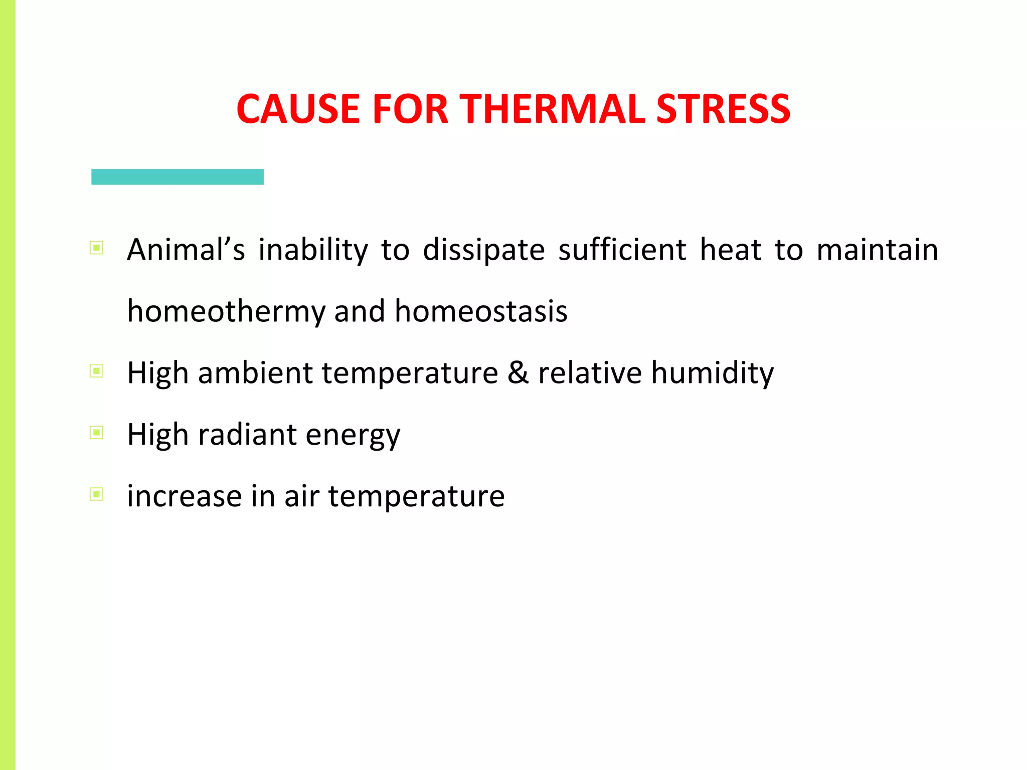 Rules of thermoregulation and heat stress | PPTX