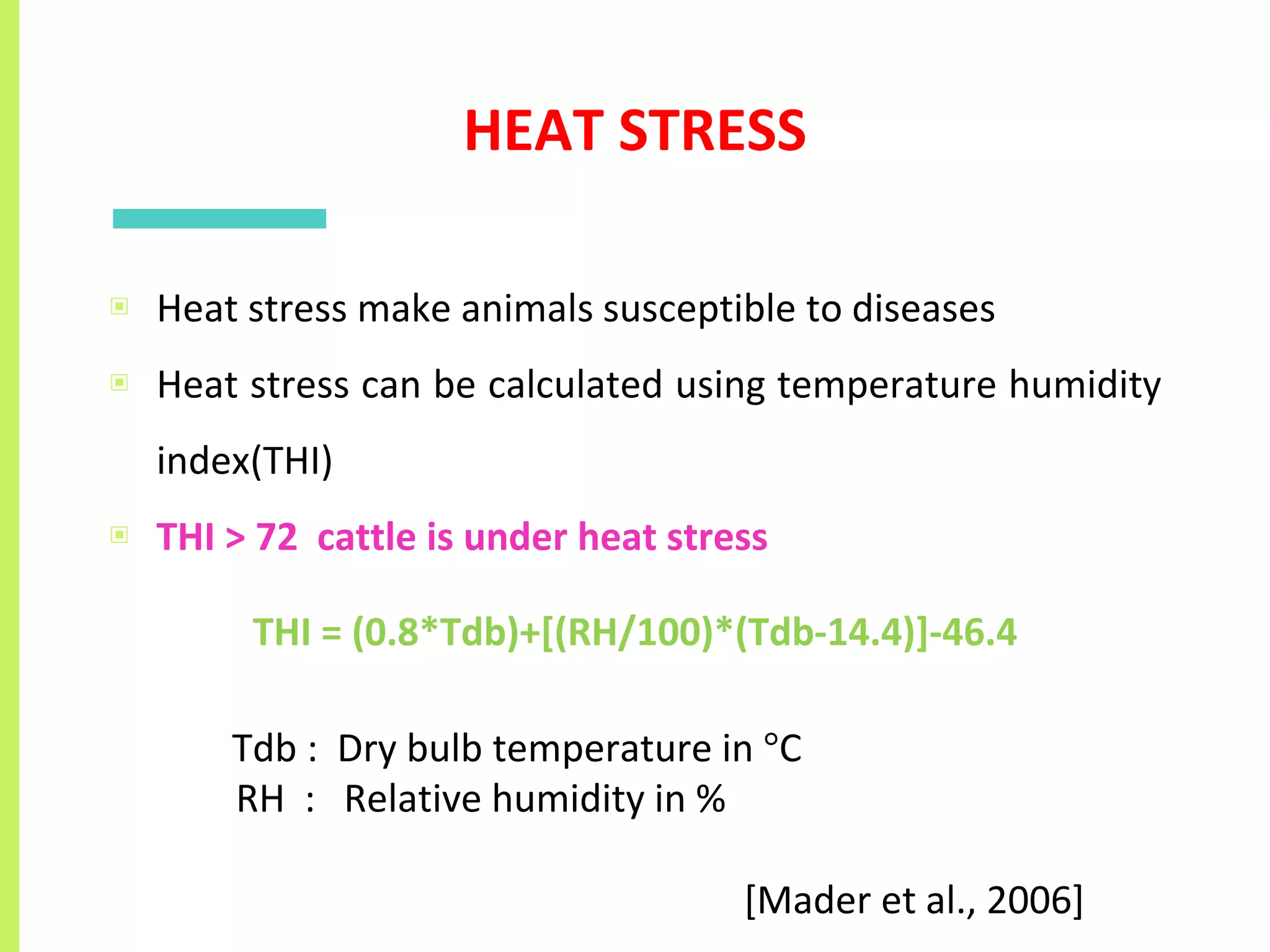 Rules of thermoregulation and heat stress | PPTX