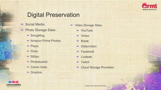 Audio-Visual Documentation and Preservation of Ethnographic Data | PPT