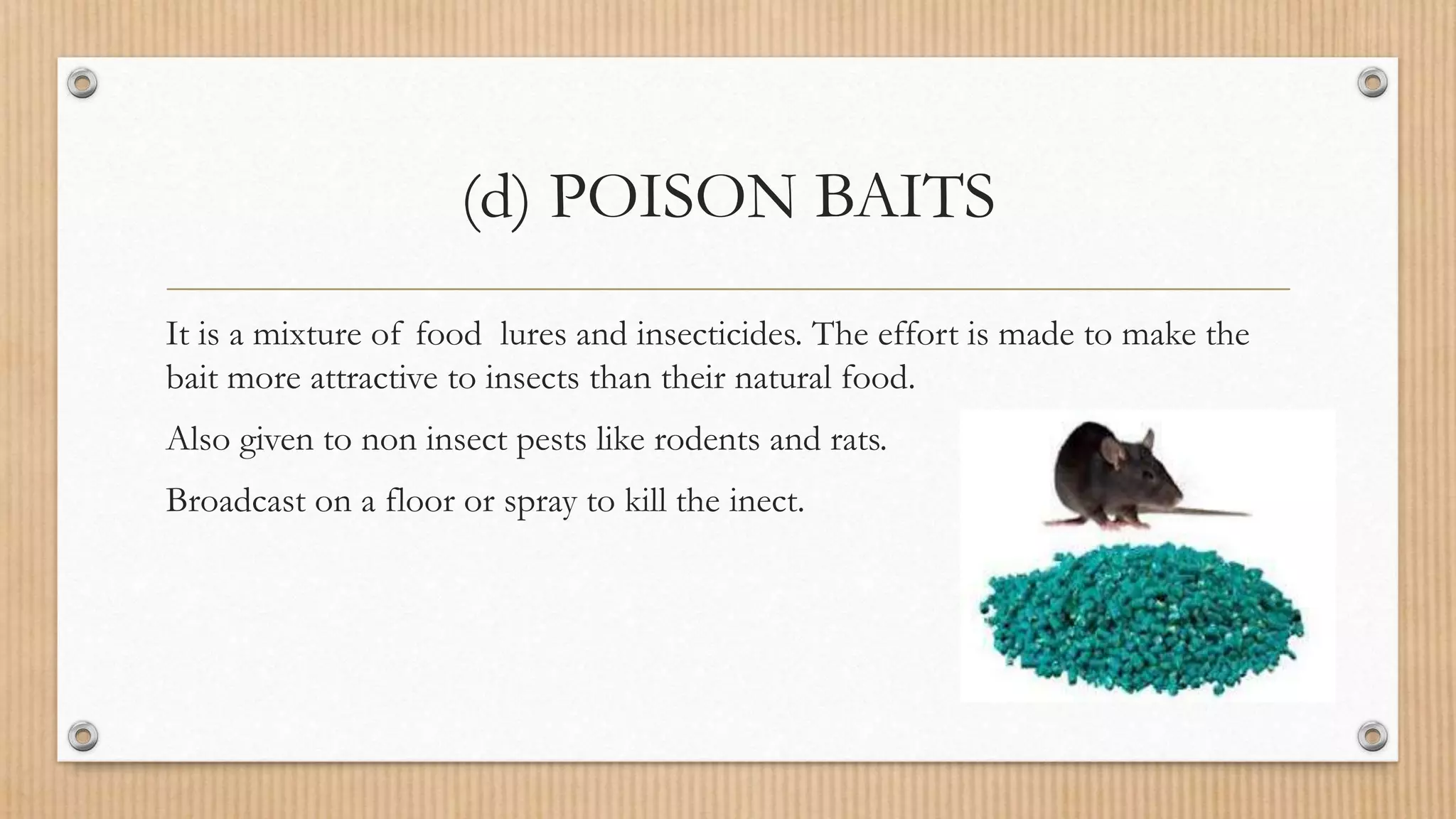 Recent methods of pest control | PPTX