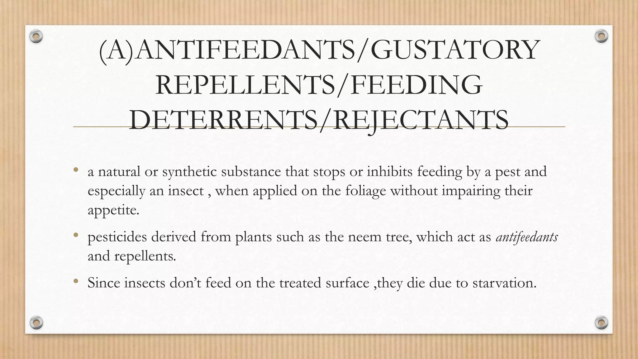 Recent methods of pest control | PPTX