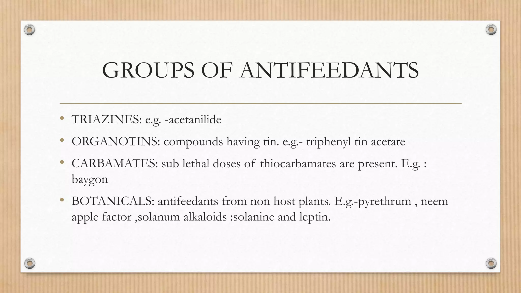 Recent methods of pest control | PPTX