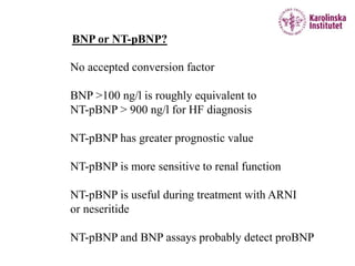 Utility of Cardiac Biomarkers in Clinical Heart Failure Care | PPT