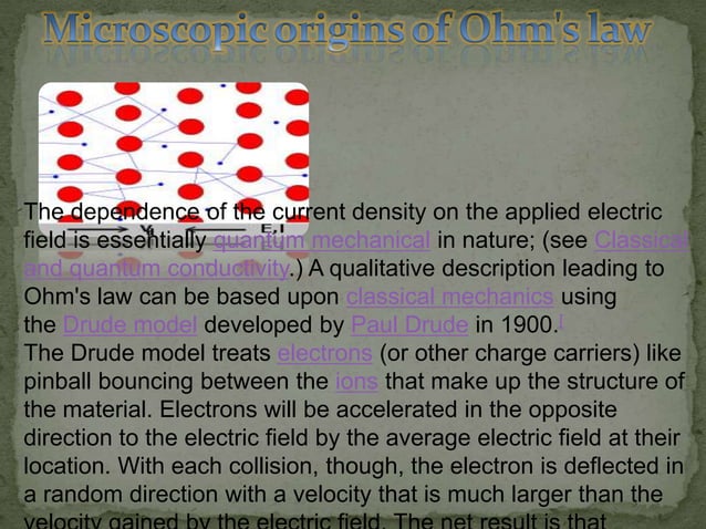 omh's law | PPT