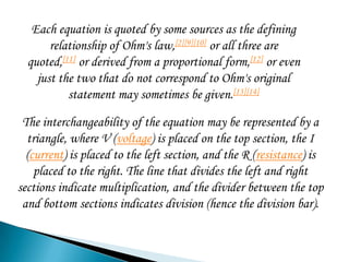 omh's law | PPT