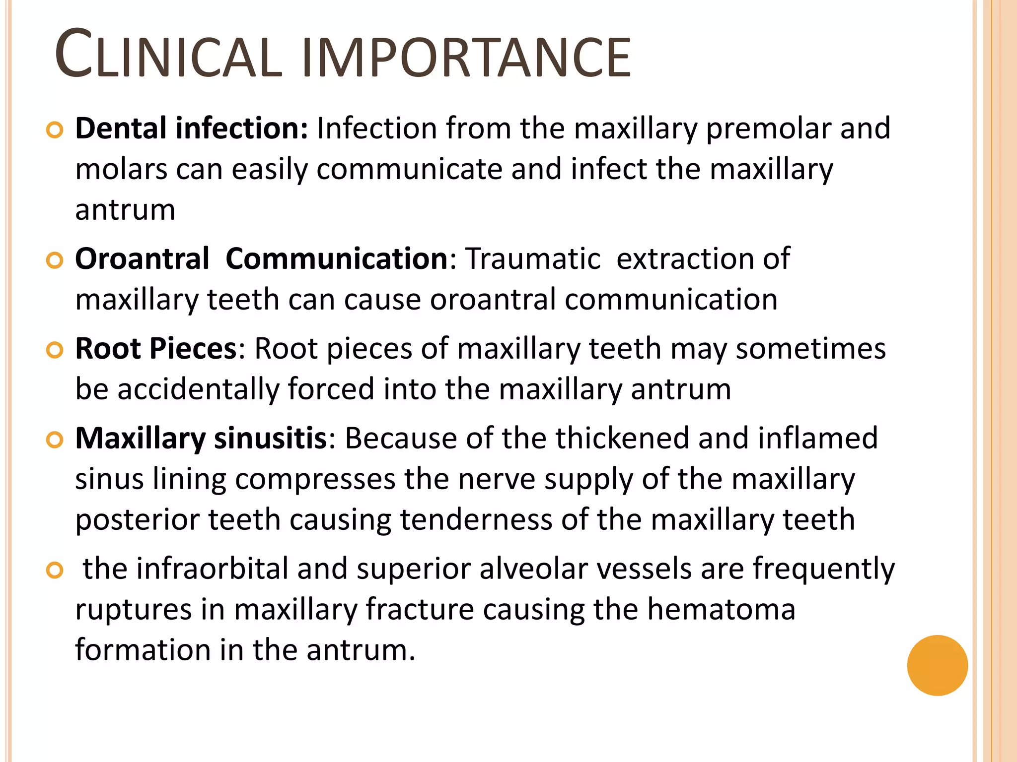 Maxillary sinus | PPTX