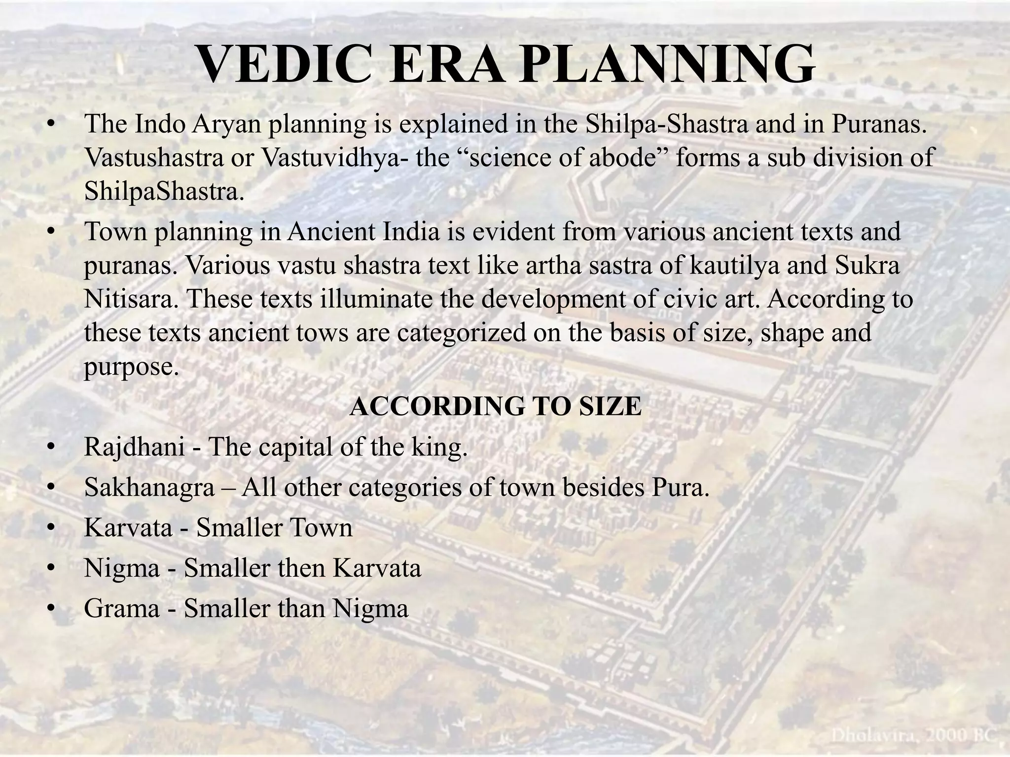 ancient town planning principles and techniques | PDF