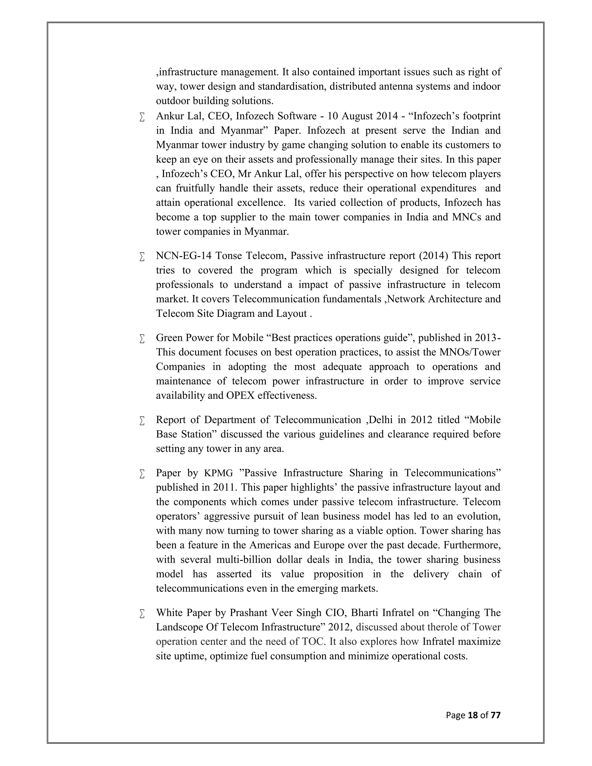 QUALITY MANAGEMENT PRACTICES USED BY TELECOM ORGANIZATIONS,quality in ...
