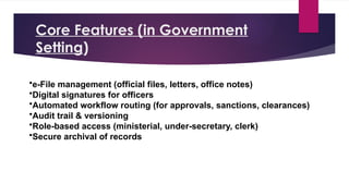 Presentation on E offices in govt office | PPTX