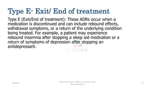 What is an adverse drug reaction and different types of ADRS | PPTX