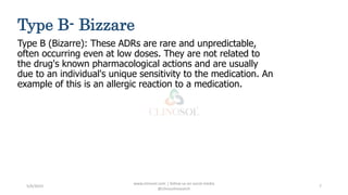 What is an adverse drug reaction and different types of ADRS | PPTX
