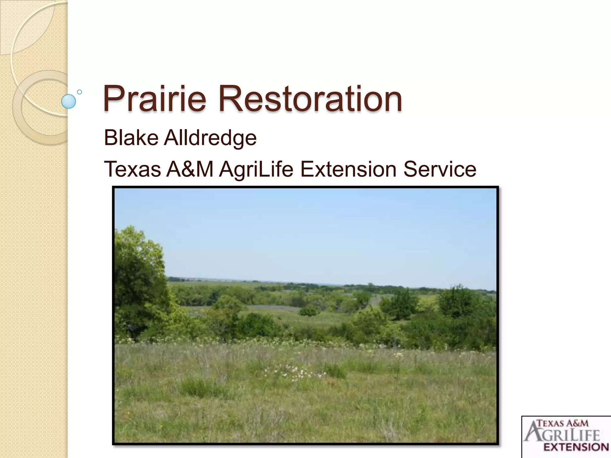 Prairie Restoration | PPTX